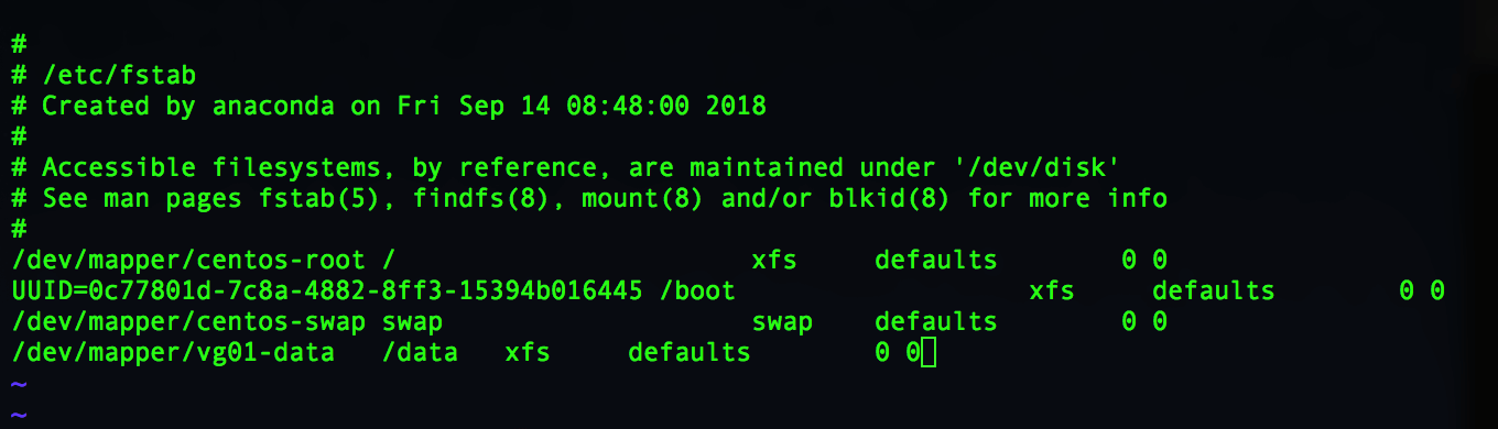 Create and mount filesystems in Linux