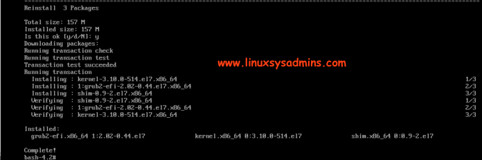 How to fix Grub Rescue in CentOS and RHEL 7