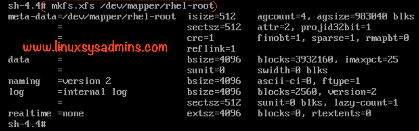 How To Shrink XFS Partition For The Root Filesystem 1 Easy Guide how-to-shrink-xfs-partition-for-the-root-filesystem-1-easy-guide